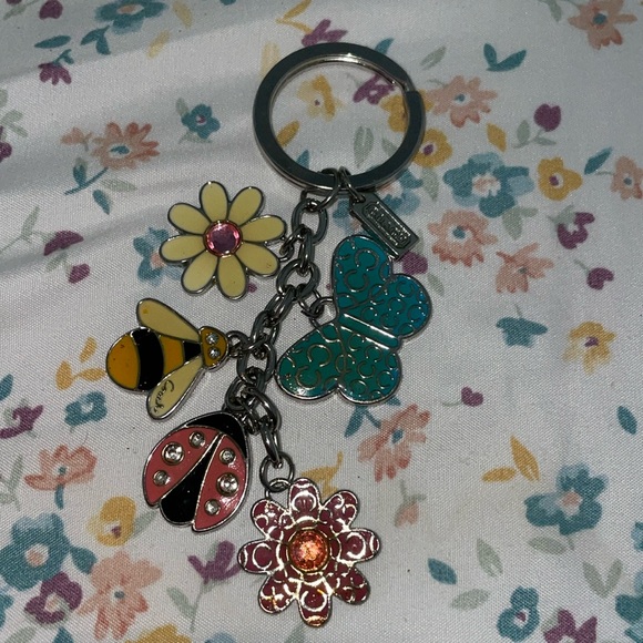 Coach | Bags | Coach Xl Enamel Pave Bumblebee Ladybug Butterfly Daisy ...